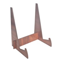 Rustic Wood Book Stand – Handmade Display Rack for Open Books ...