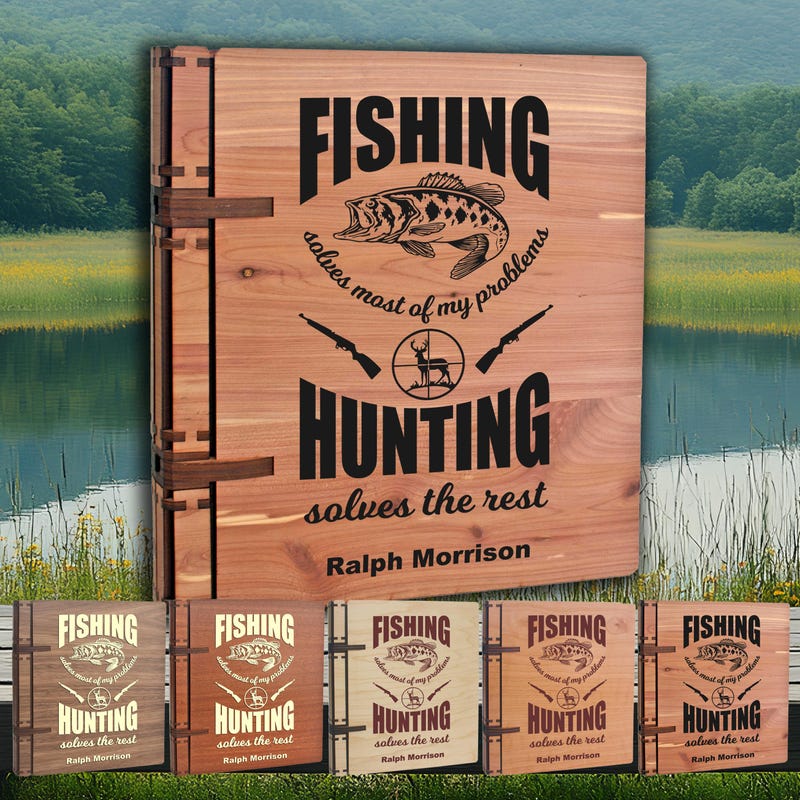 Wooden Hunting Photo Book - Etsy