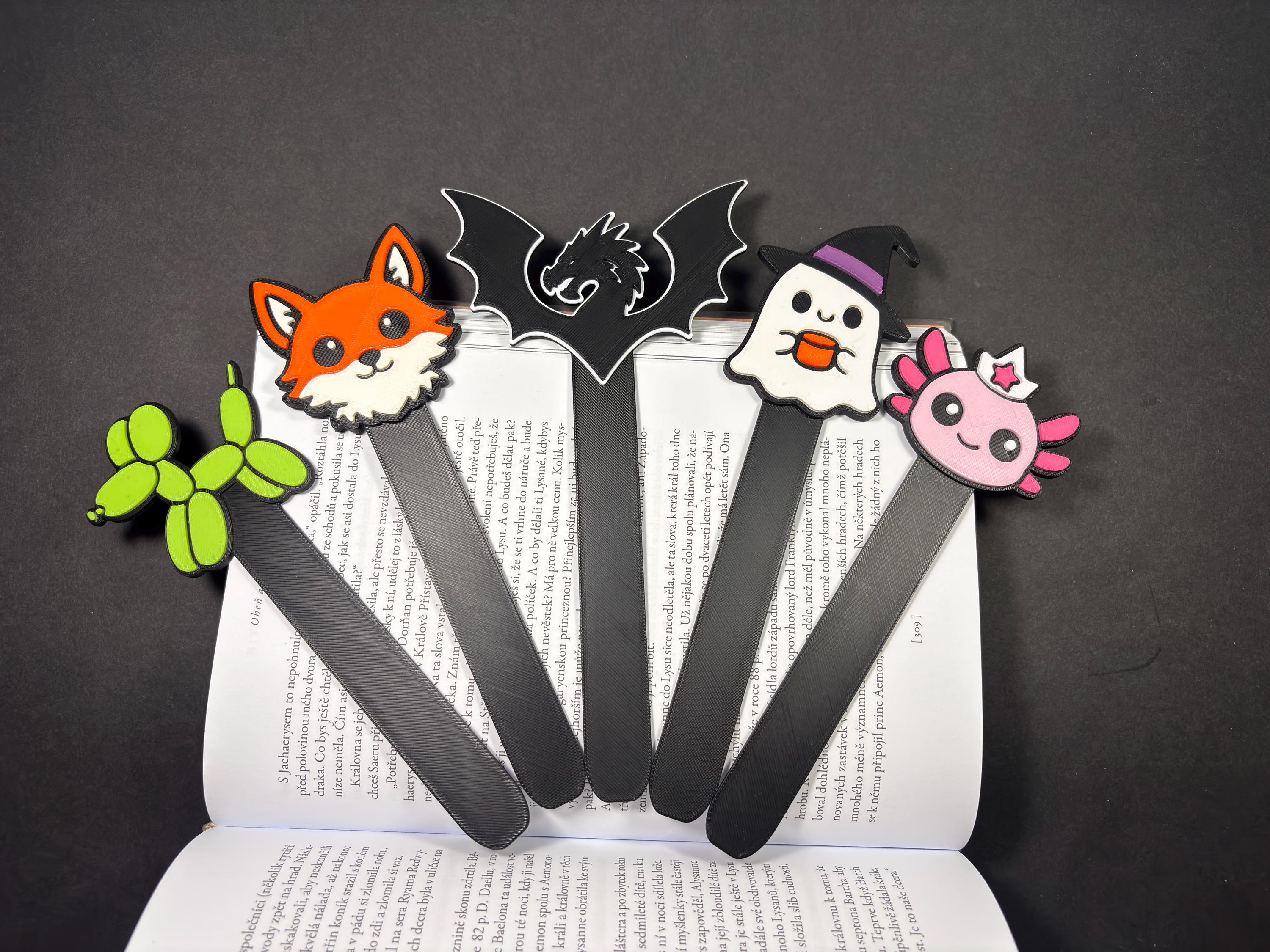 Cute Bookmarks STL Pack | STL Digital Download for 3D Printing ...