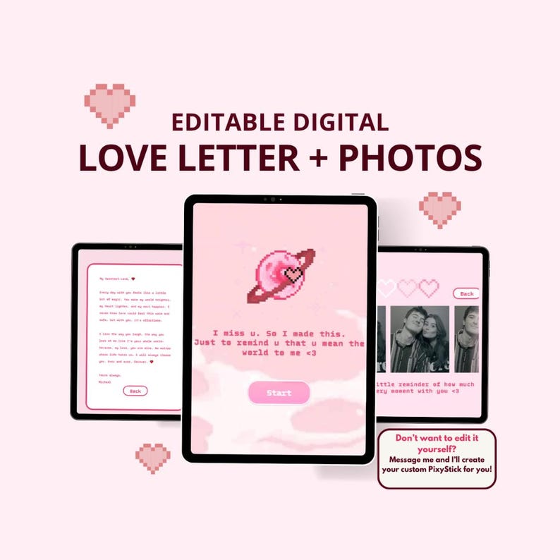 Animated Digital Love Letter With Photos: Virtual Gift (instant ...