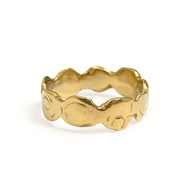 Cast Silver Ring - Etsy