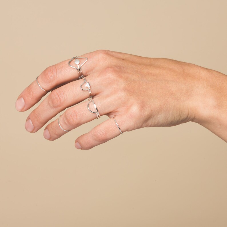 Set of 2 or More Stacking Rings / Mix & Match Stacking Ring | Etsy