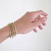 Handmade Hammered Cuff in 14k Gold Fill or Sterling Silver / Simple ...
