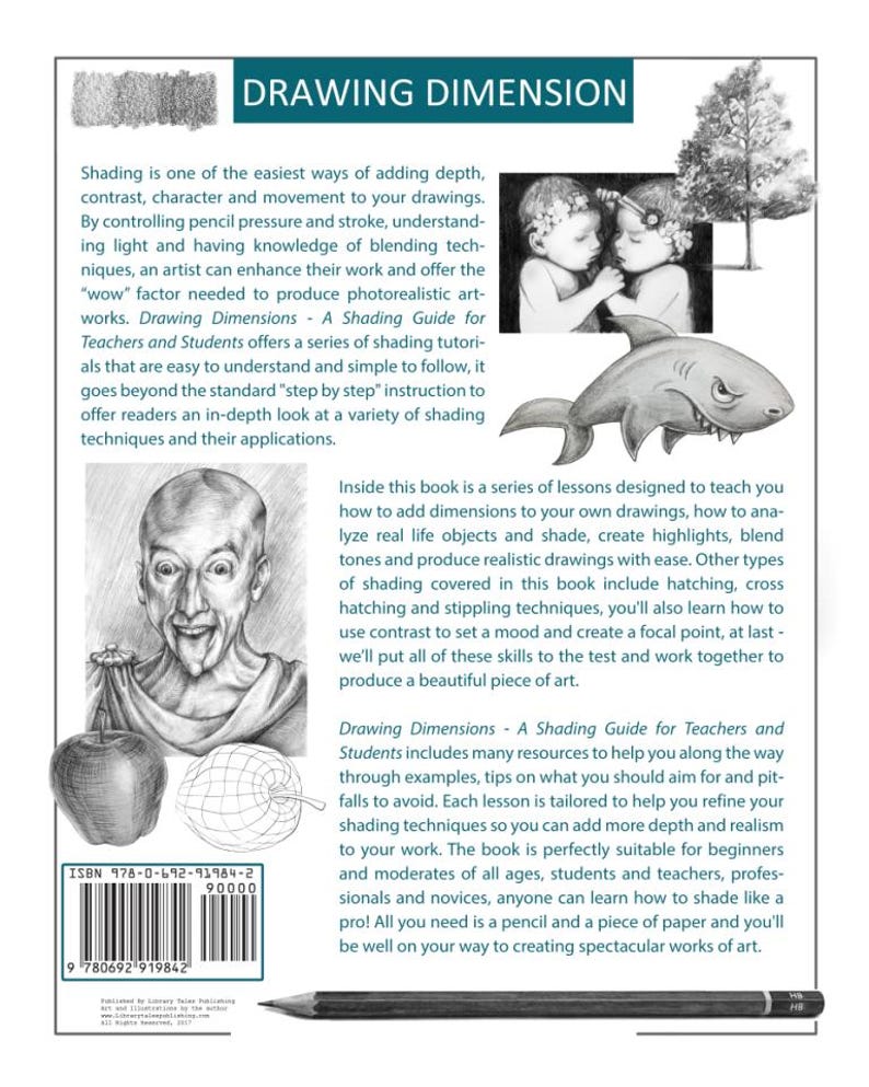 Drawing Dimension - Shading Techniques: A Shading Guide for Teachers and Students - Etsy