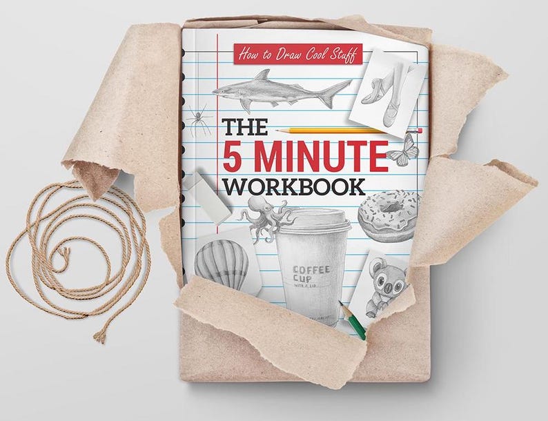How to Draw Cool Stuff: the 5 Minute Workbook - Etsy UK
