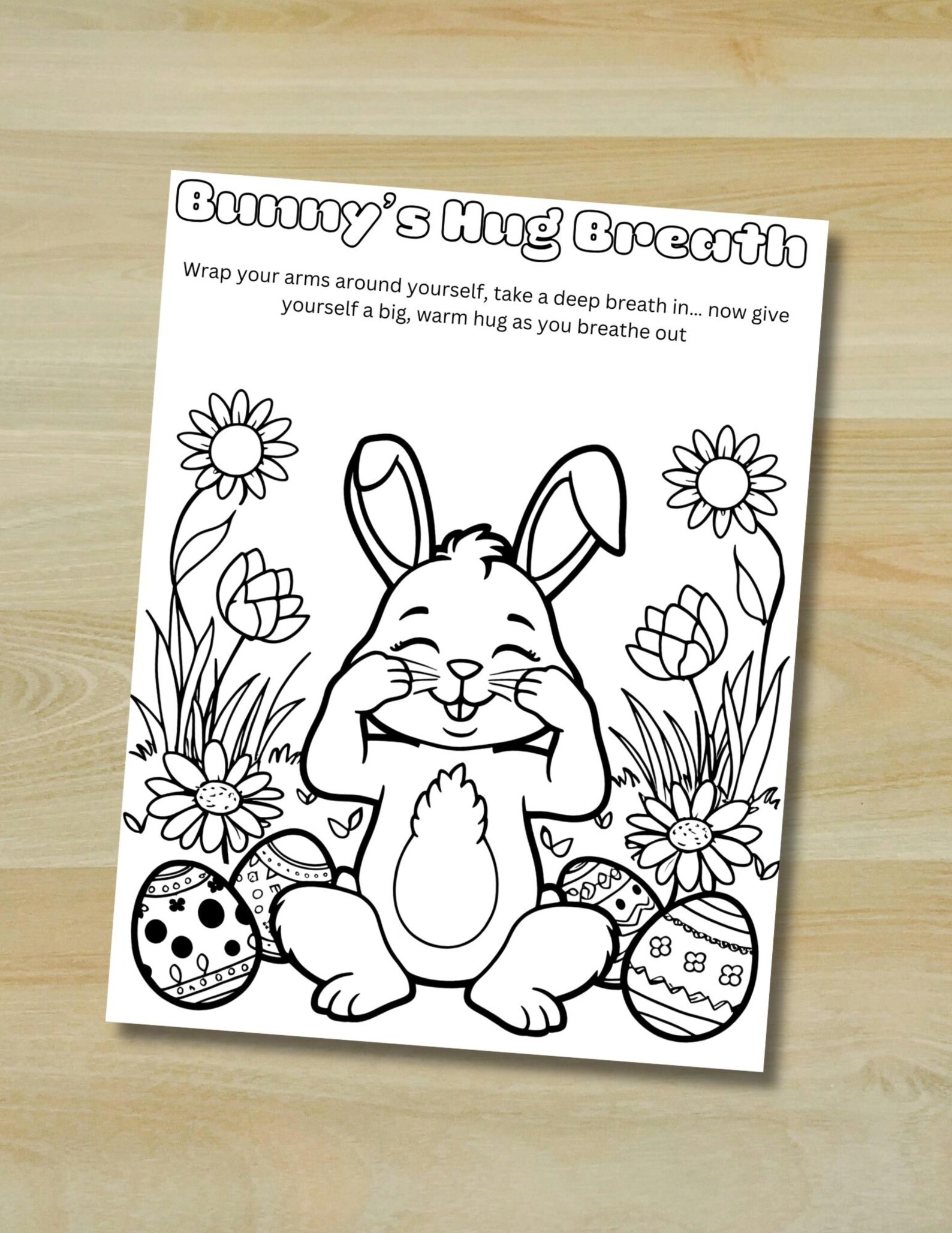 Easter Bunny Coloring Pages | Parents and Teachers | Calming Coloring ...