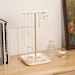Jewelry Holder Stand With Ceramic Base, 12" Tall Necklace Organizer ...