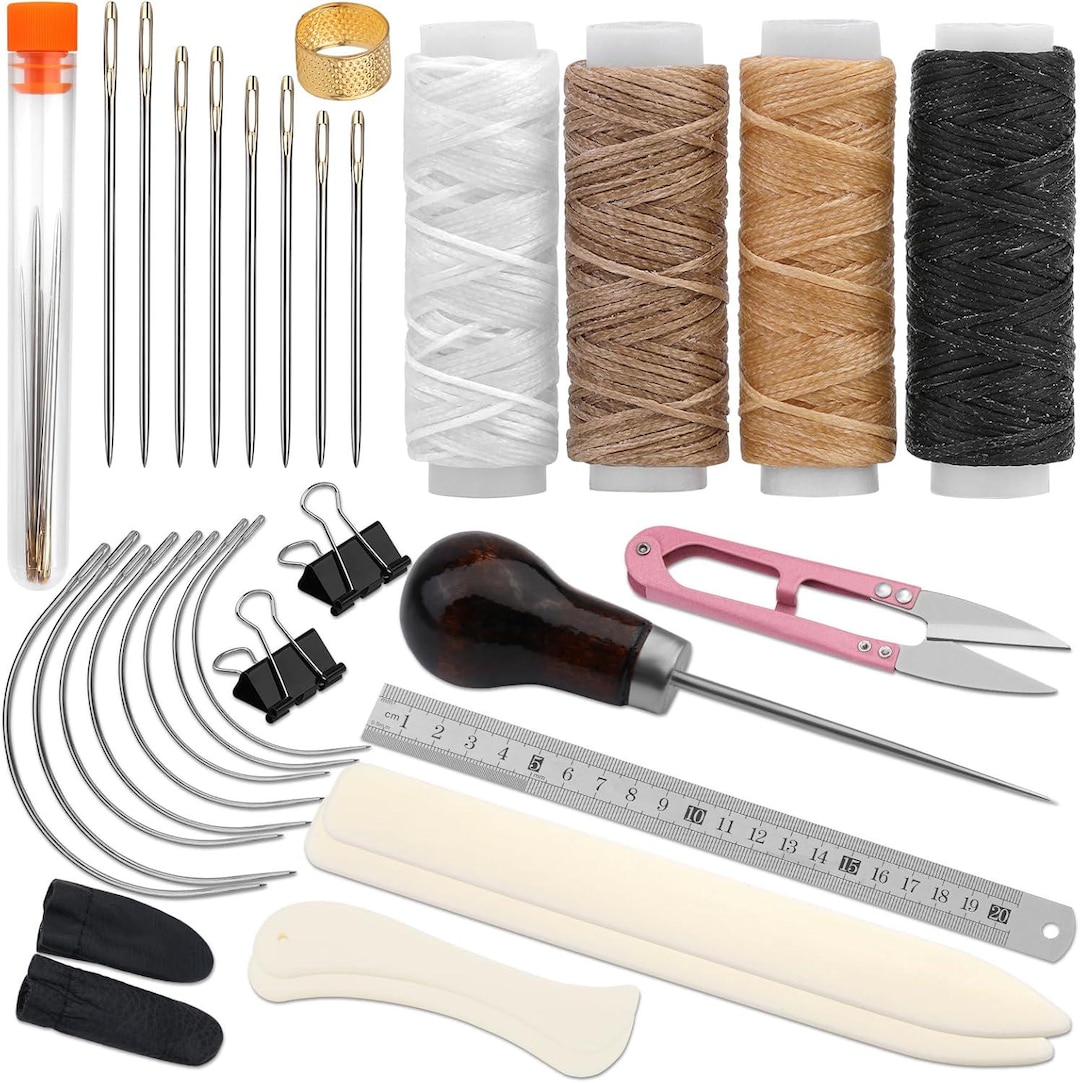 Bookbinding Starter Supplies Tools Kit, DIY Bookbinding Crafts and ...