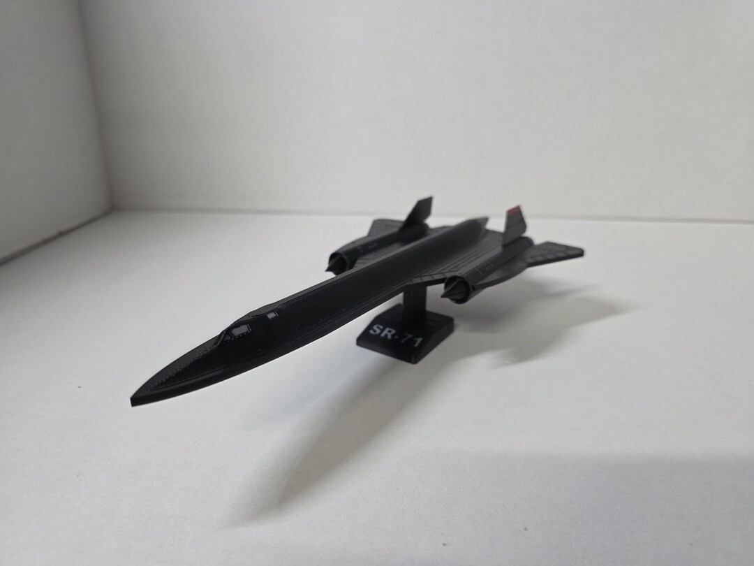 3D Printed SR-71 Blackbird Jet Model - Etsy