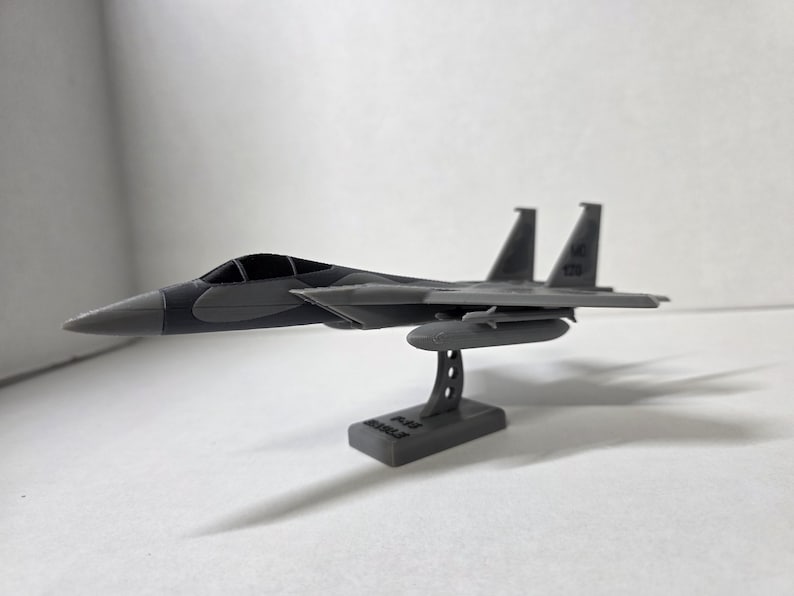 3D Printed F-15 Eagle Jet Model - Etsy