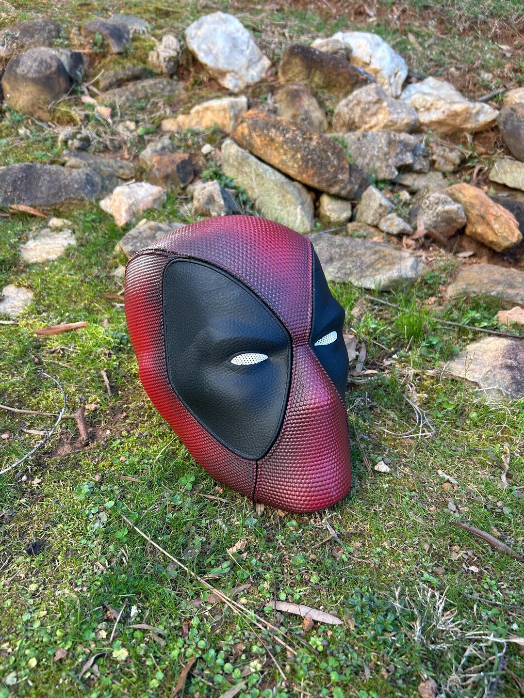 Deadpool Helmet Wearable Cosplay Custom Painted Hard Shell - Etsy