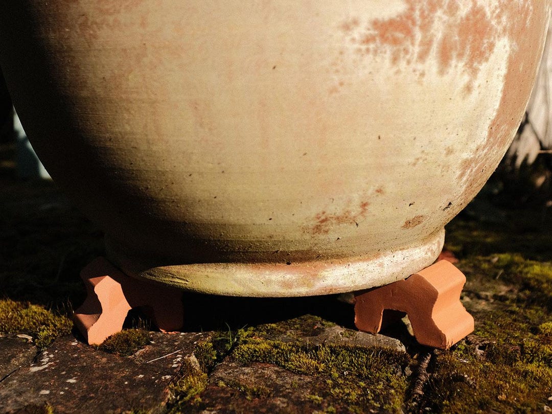 Terracotta Pot Feet - Set of 3 - Natural Terracotta - Pot Riser - Etsy