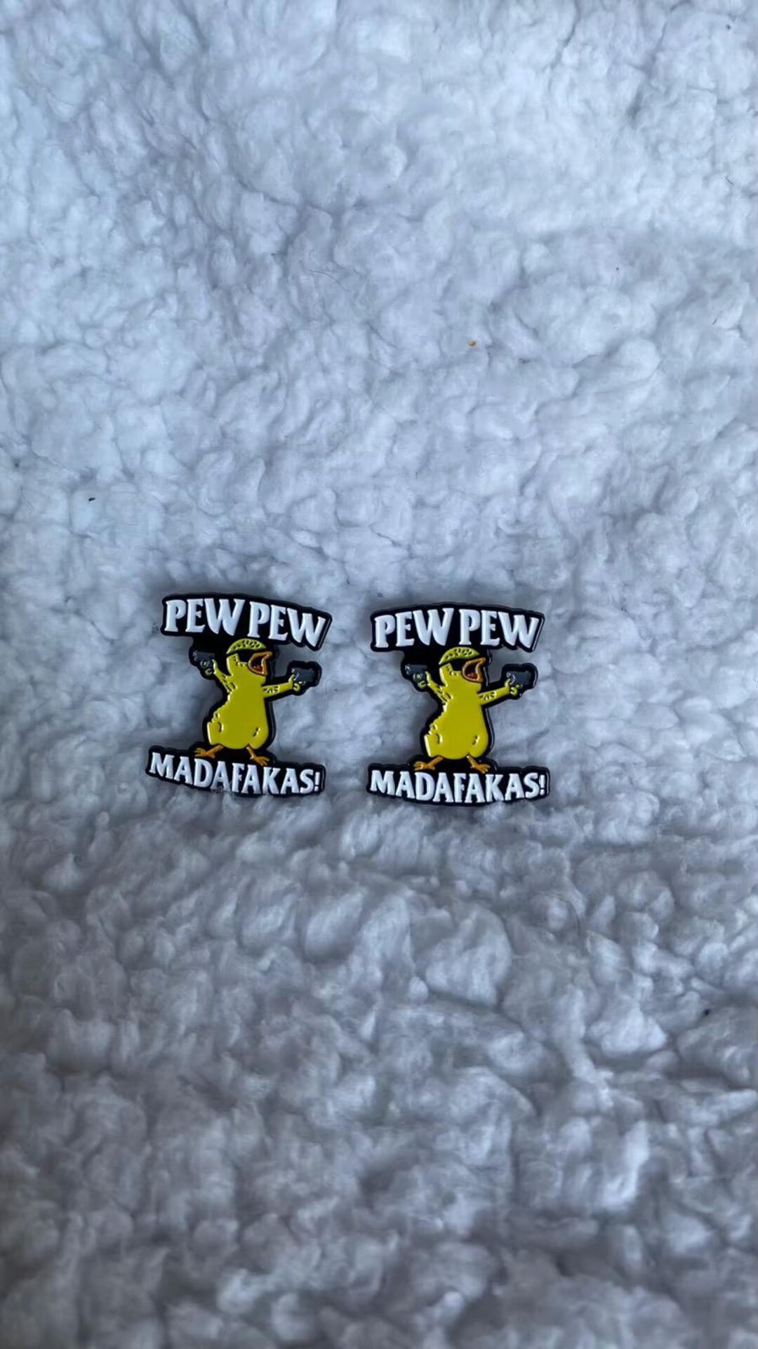 Funny Pew Pew Duck Pin – Handmade Enamel Pin, Cute Yellow Chick With ...