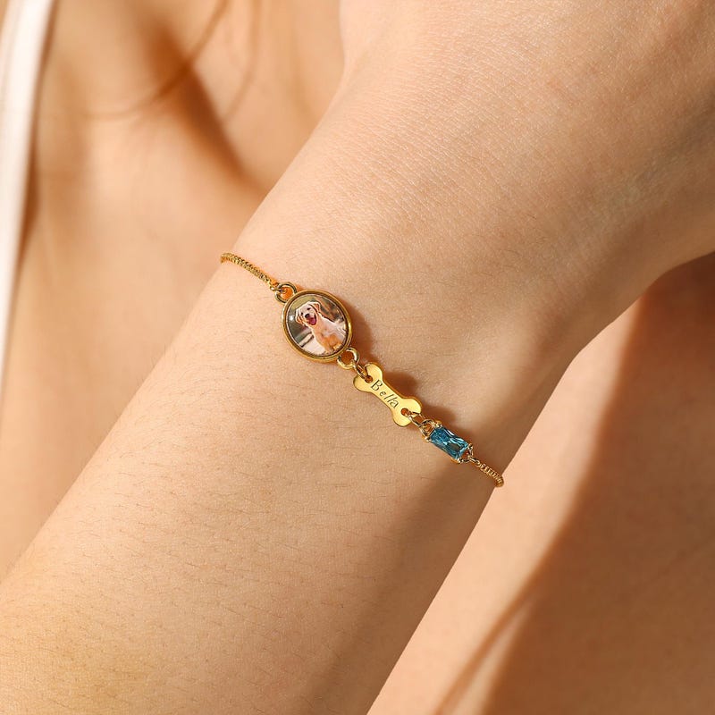 Custom Dog Image Bracelet - Etsy
