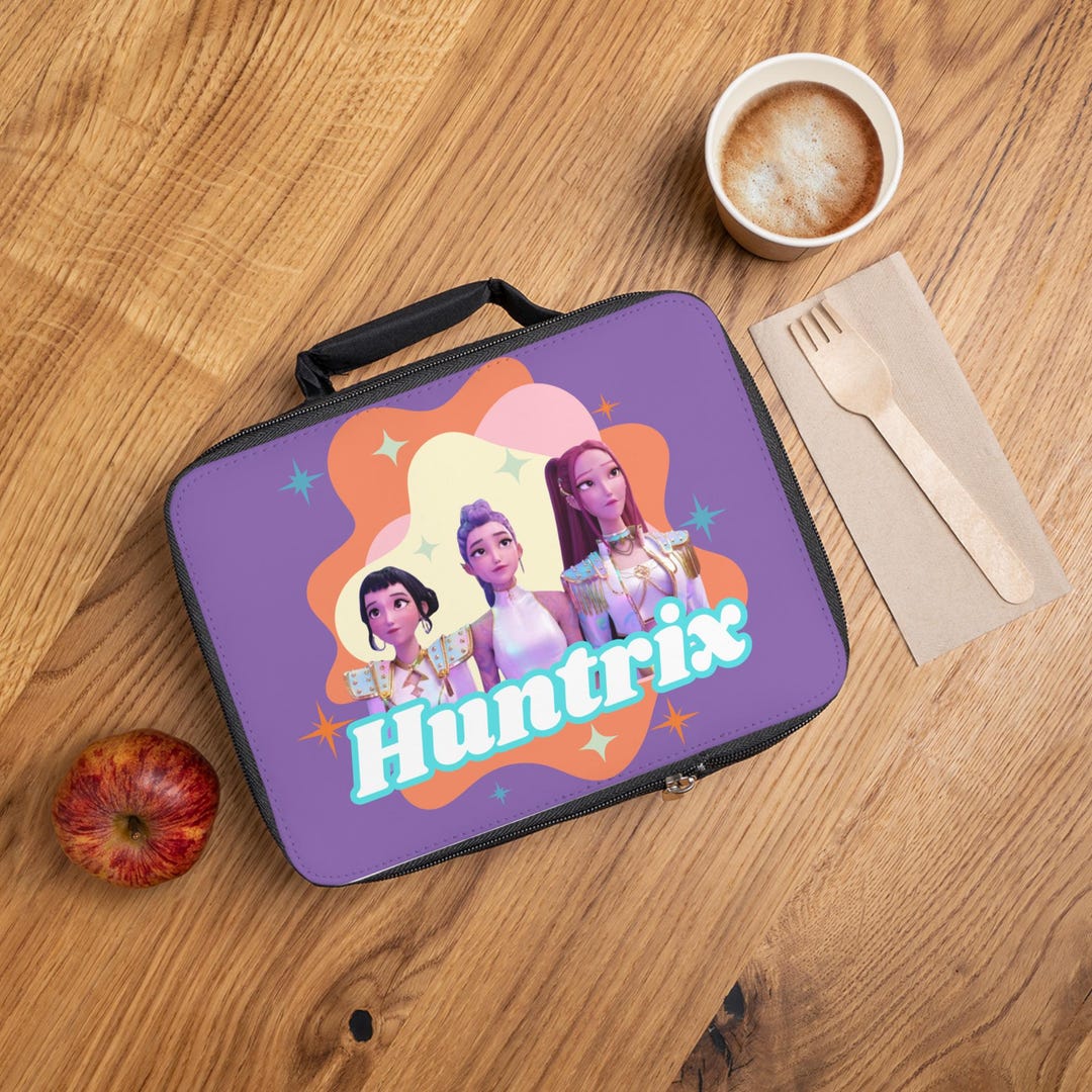Kpop Demon Hunter HUNTRIX Lunch Bag With Stylish Graphic, Perfect for ...