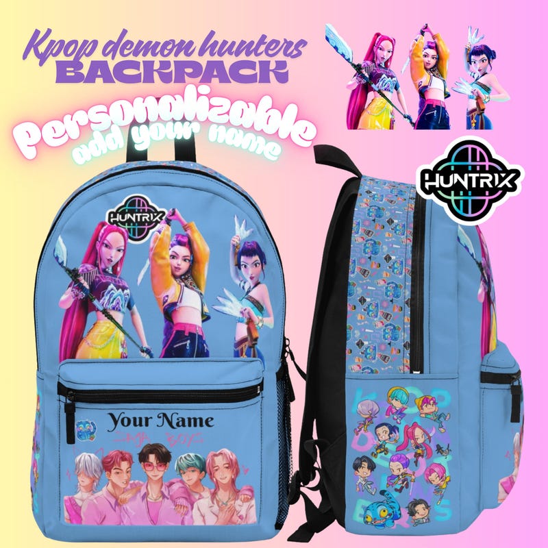 Kpop Demon Hunters Backpacks - Etsy