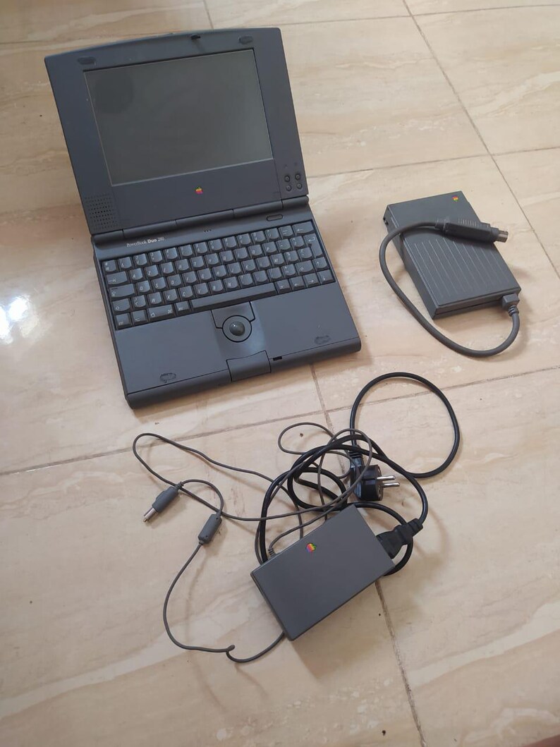 Vintage Apple Powerbook Duo 280 – Non-functional Unit With Mini Dock ...