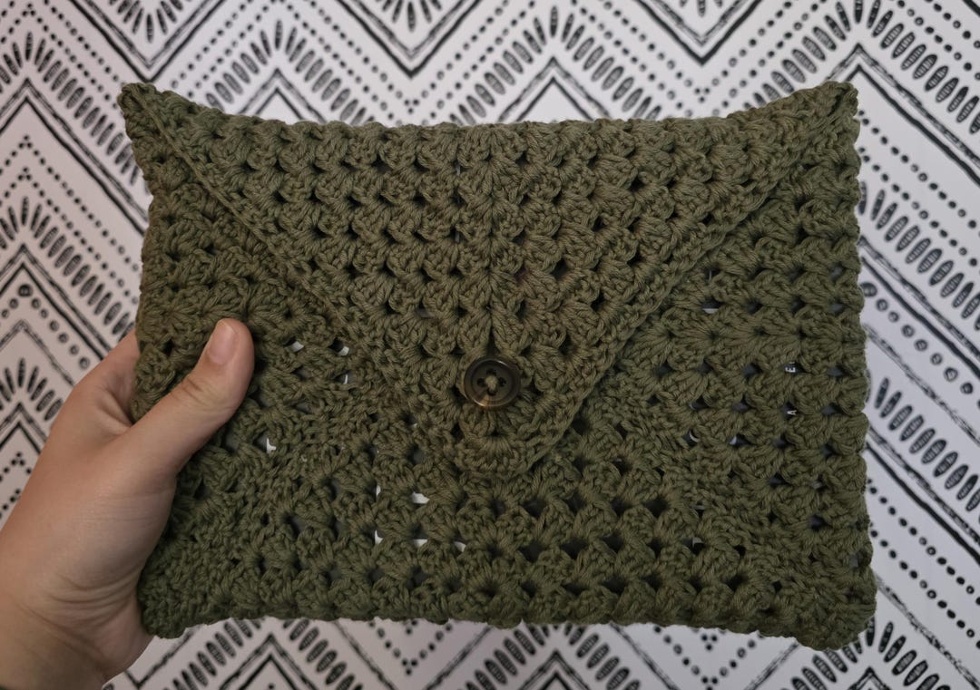 Crochet Granny Square Book Sleeve - Etsy