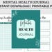 Printable Mental Health Planner | Self-care Journal | Mindfulness ...
