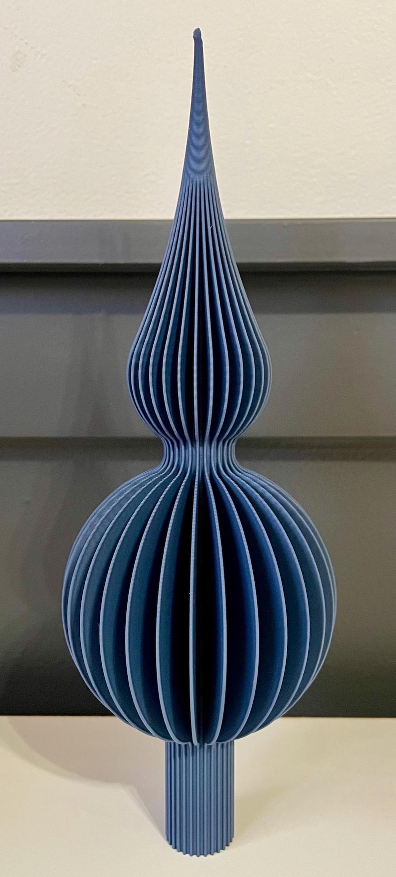 Christmas Tree Topper 3D Printed [LARGE] – Modern Minimalist Holiday ...