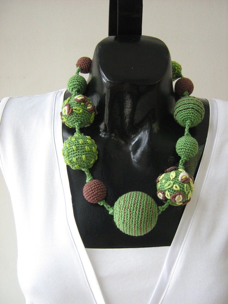 Crochet Necklace Monami - Etsy