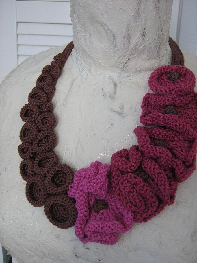 Knitting Necklace - Etsy