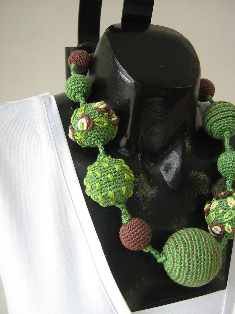 Crochet Necklace Monami - Etsy