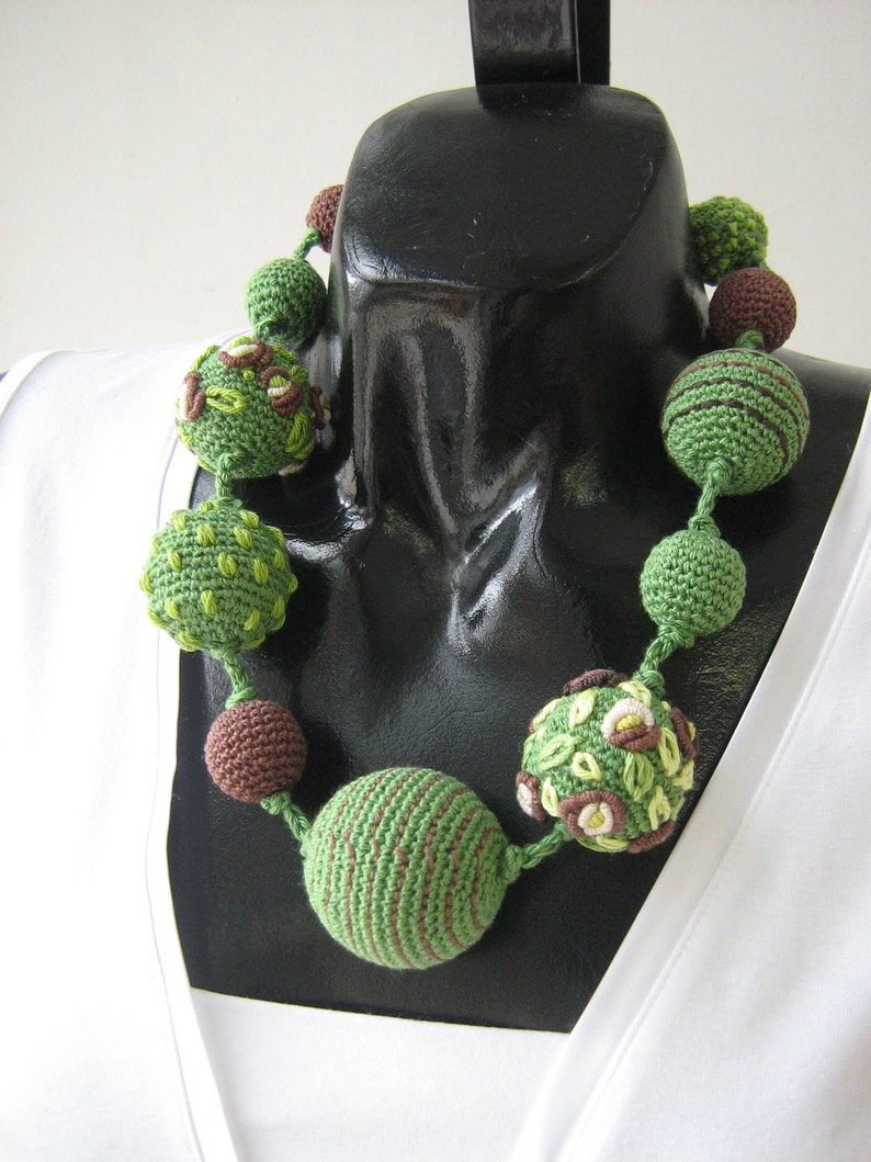 Crochet Necklace Monami - Etsy
