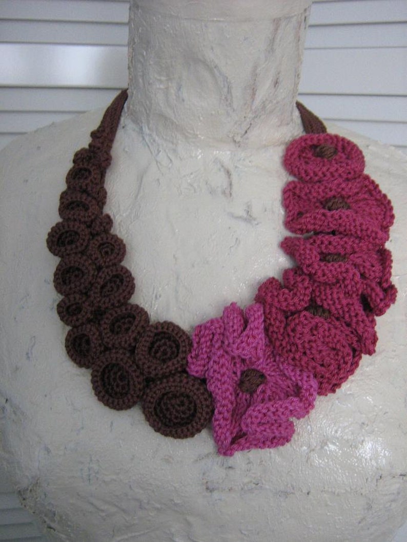 Knitting Necklace - Etsy