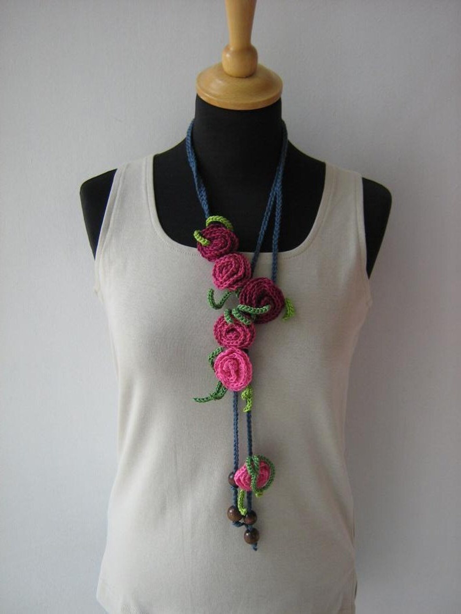 CROCHET NECKLACE - Etsy