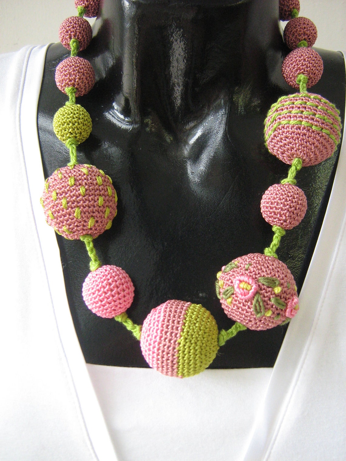 Crochet Necklace Monami - Etsy
