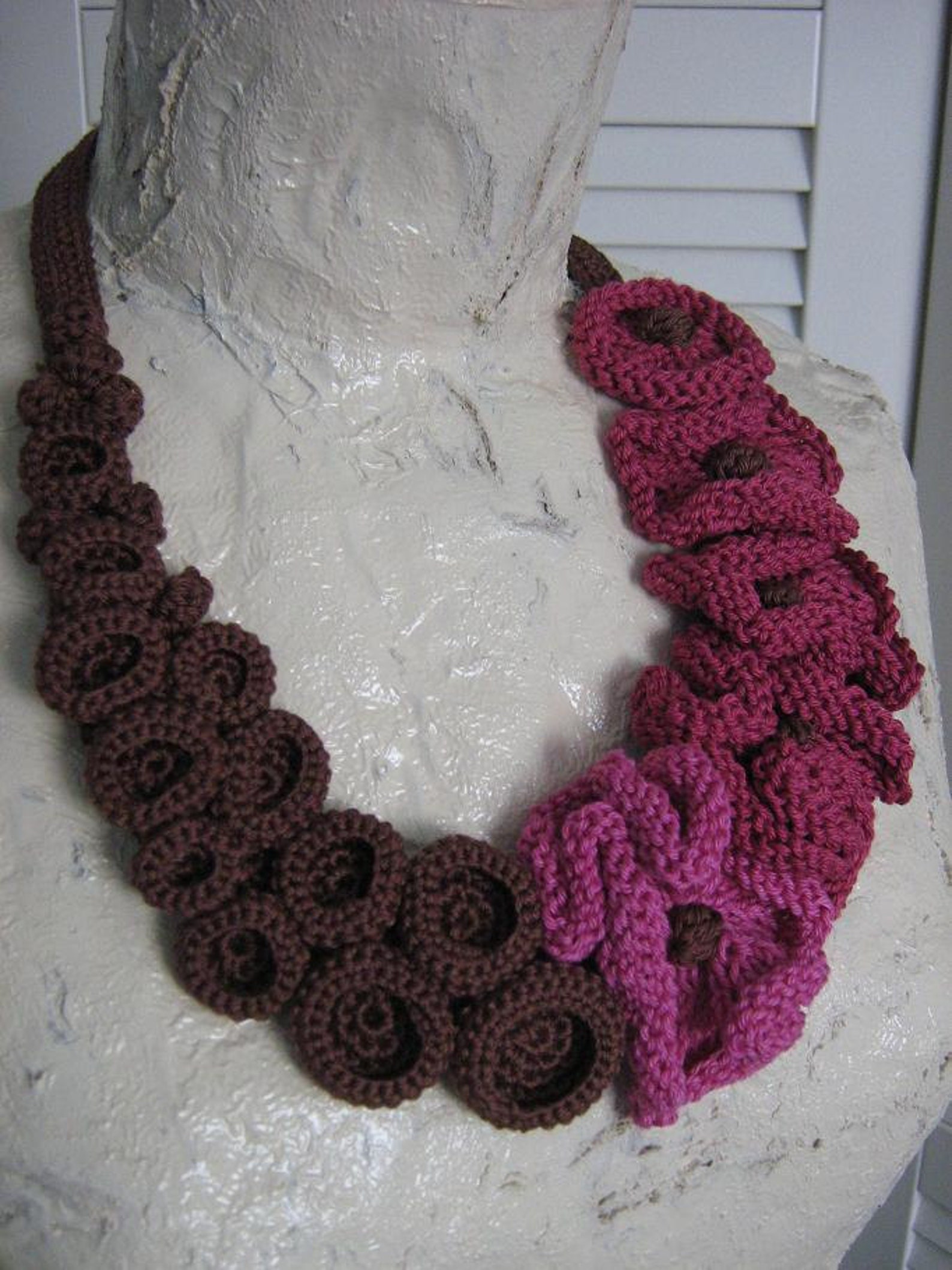 Knitting Necklace - Etsy