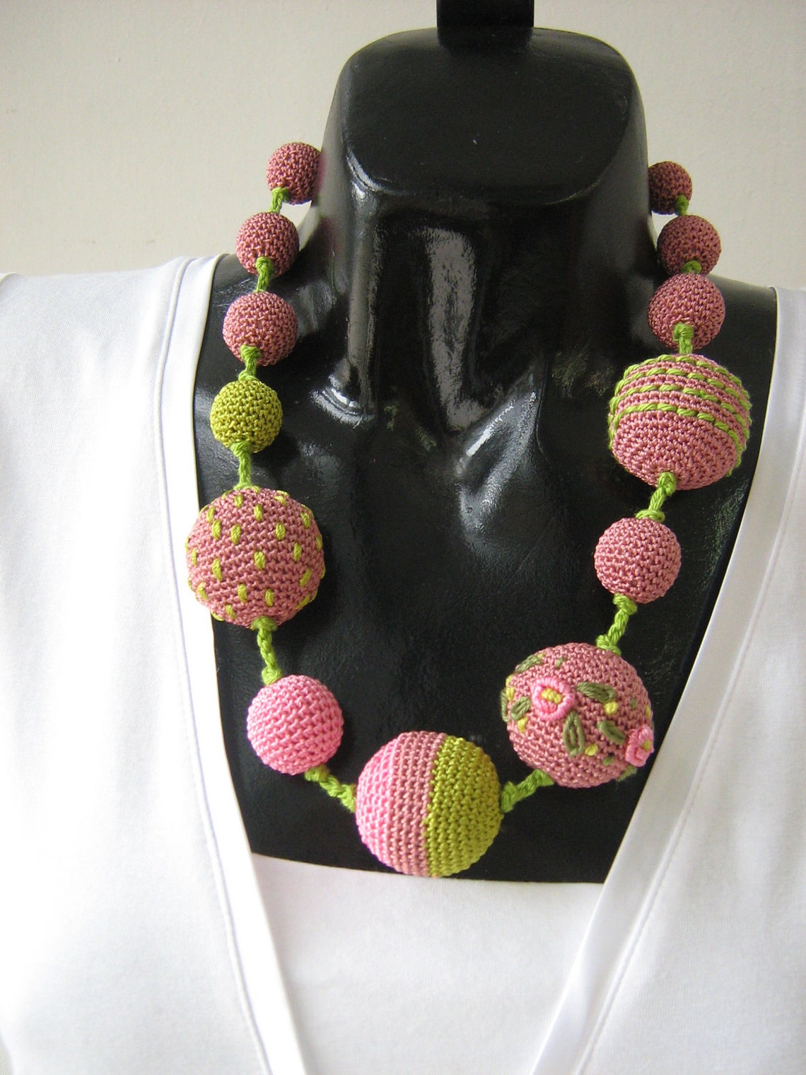 Crochet Necklace Monami - Etsy
