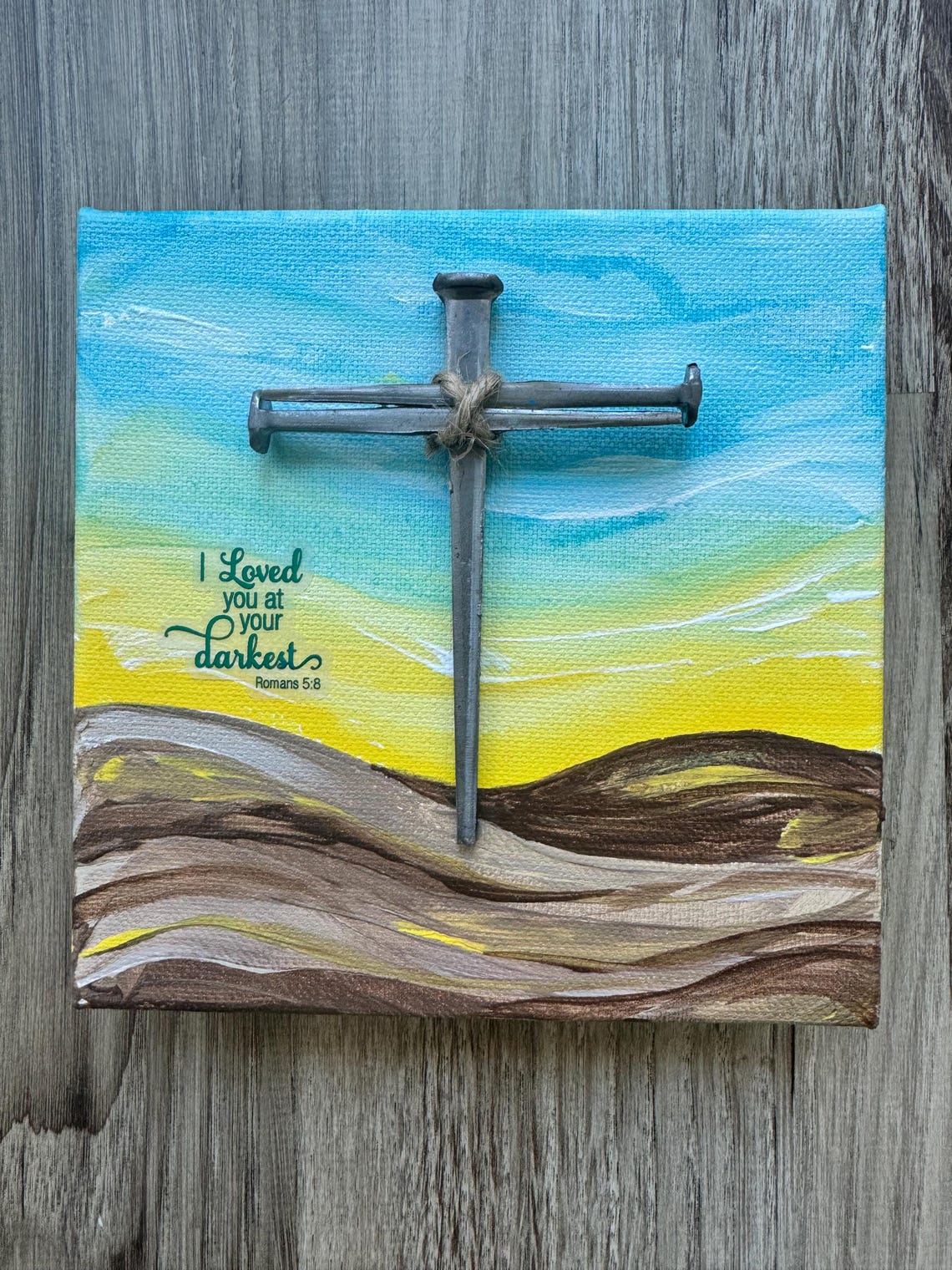 Rustic Crucifix With Bible Verse - Etsy