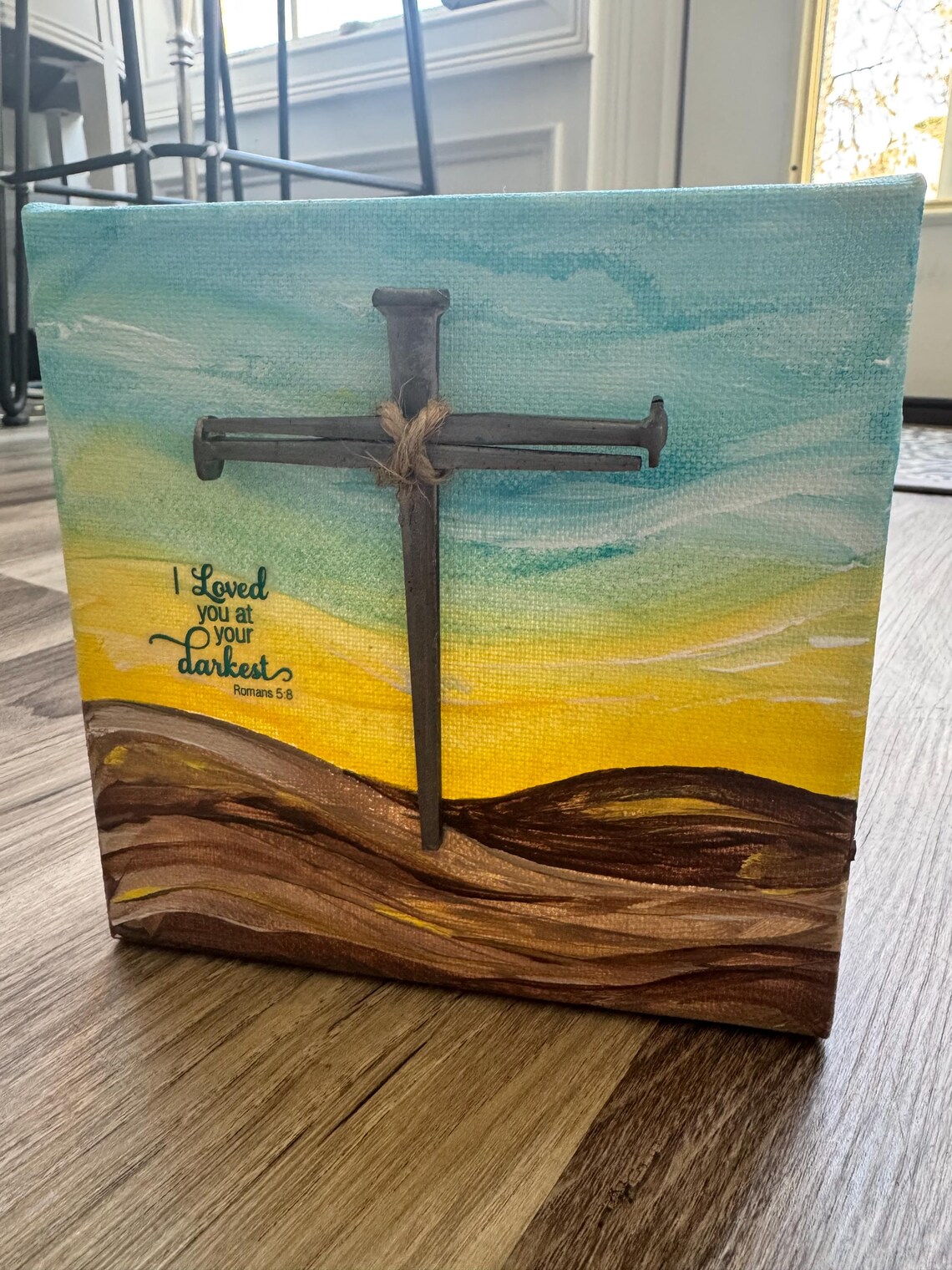 Rustic Crucifix With Bible Verse - Etsy