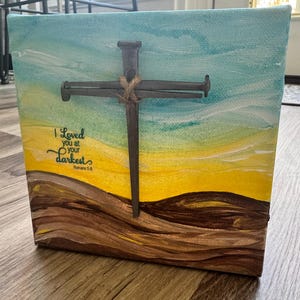 Rustic Crucifix With Bible Verse - Etsy