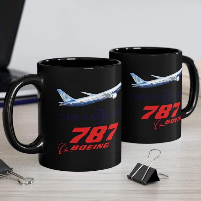 Boeing 787 Dreamliner Mug, Personalized Pilot Gift, Aviation Lover ...