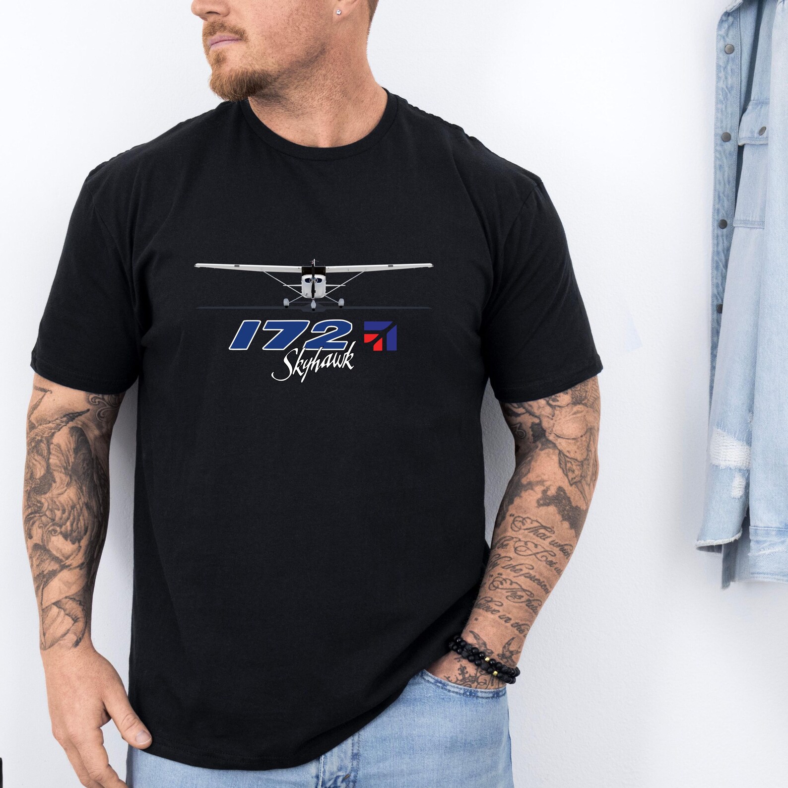 Cessna 172 Skyhawk Shirt, Aircraft Mechanic Tshirt, Pilot Gifts, Cessna ...