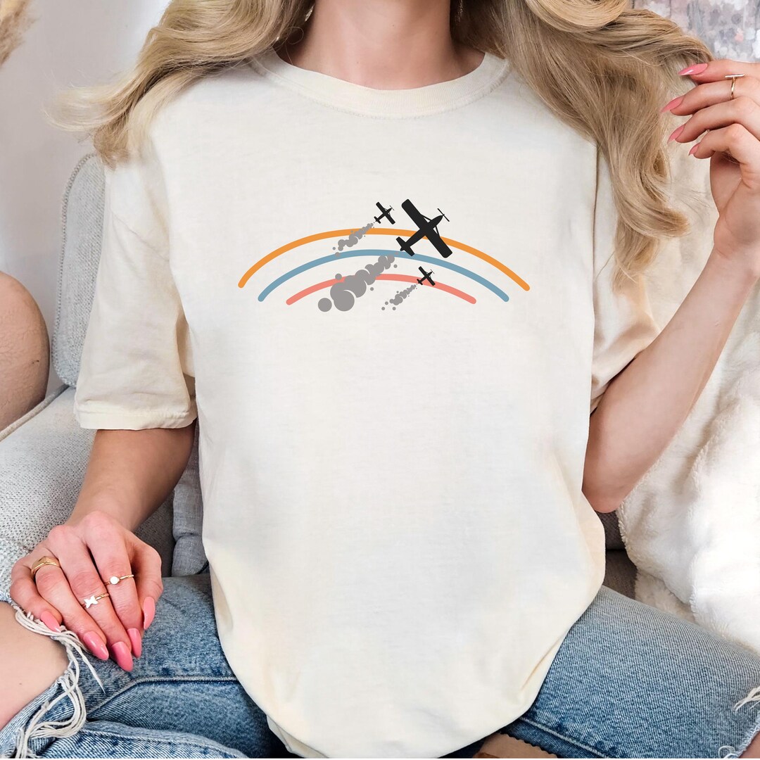 Vintage Airplane Shirt | Retro Aviation Gift | Pilot Tee | Aircraft ...