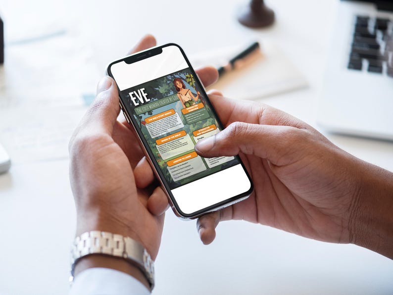 Eve - the First Woman Created by God | Kids Bible Fact Sheet and Study ...