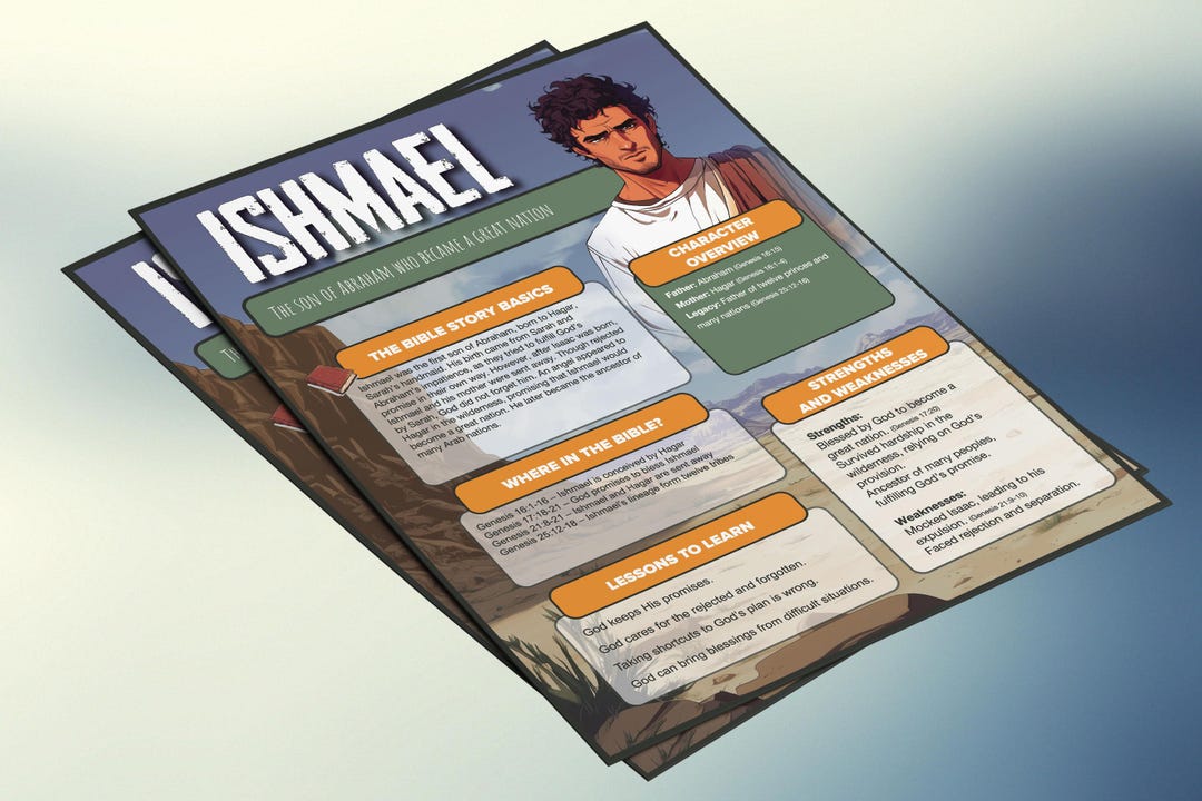 Ishmael - the Son of Abraham Who Became a Great Nation | Kids Bible ...