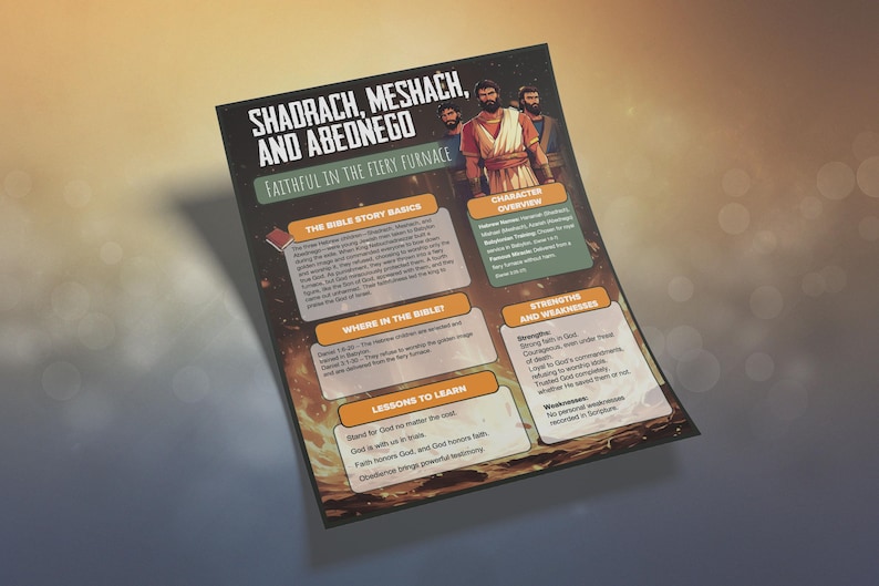 Shadrach, Meshach, and Abednego - the Three Hebrew Children | Kids ...