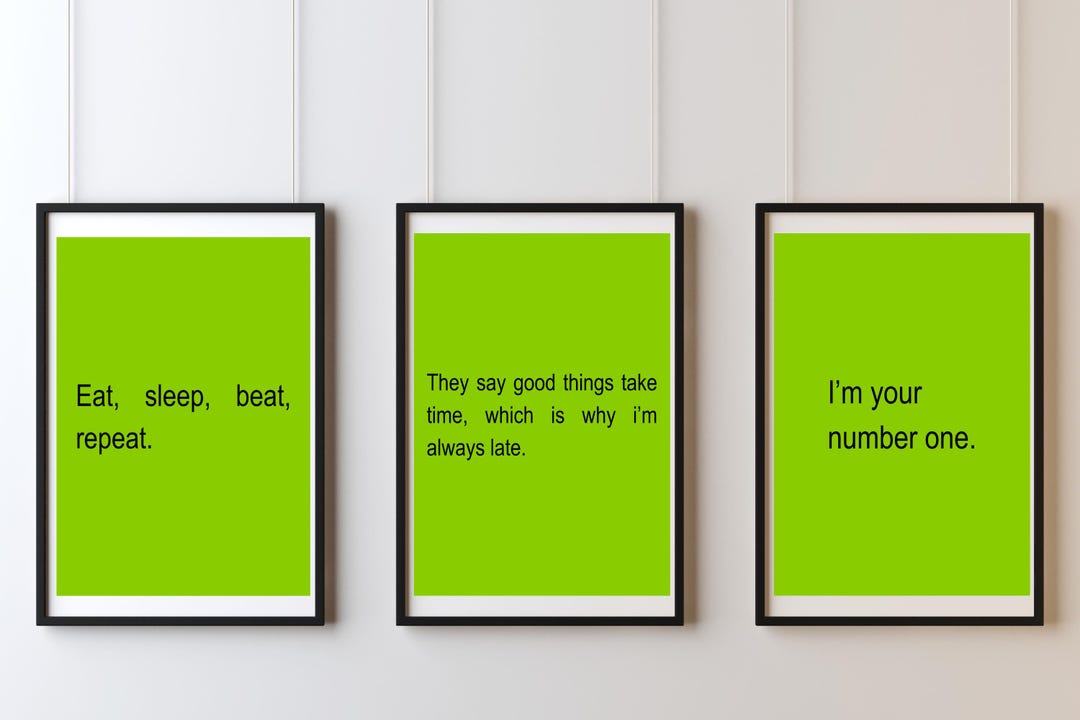 Brat Inspired Quote Poster Digital Art Printable File – Instant ...
