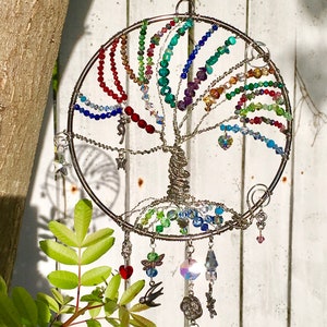 Suncatcher, or Pendant Family Tree of Life, Custom Made With ...