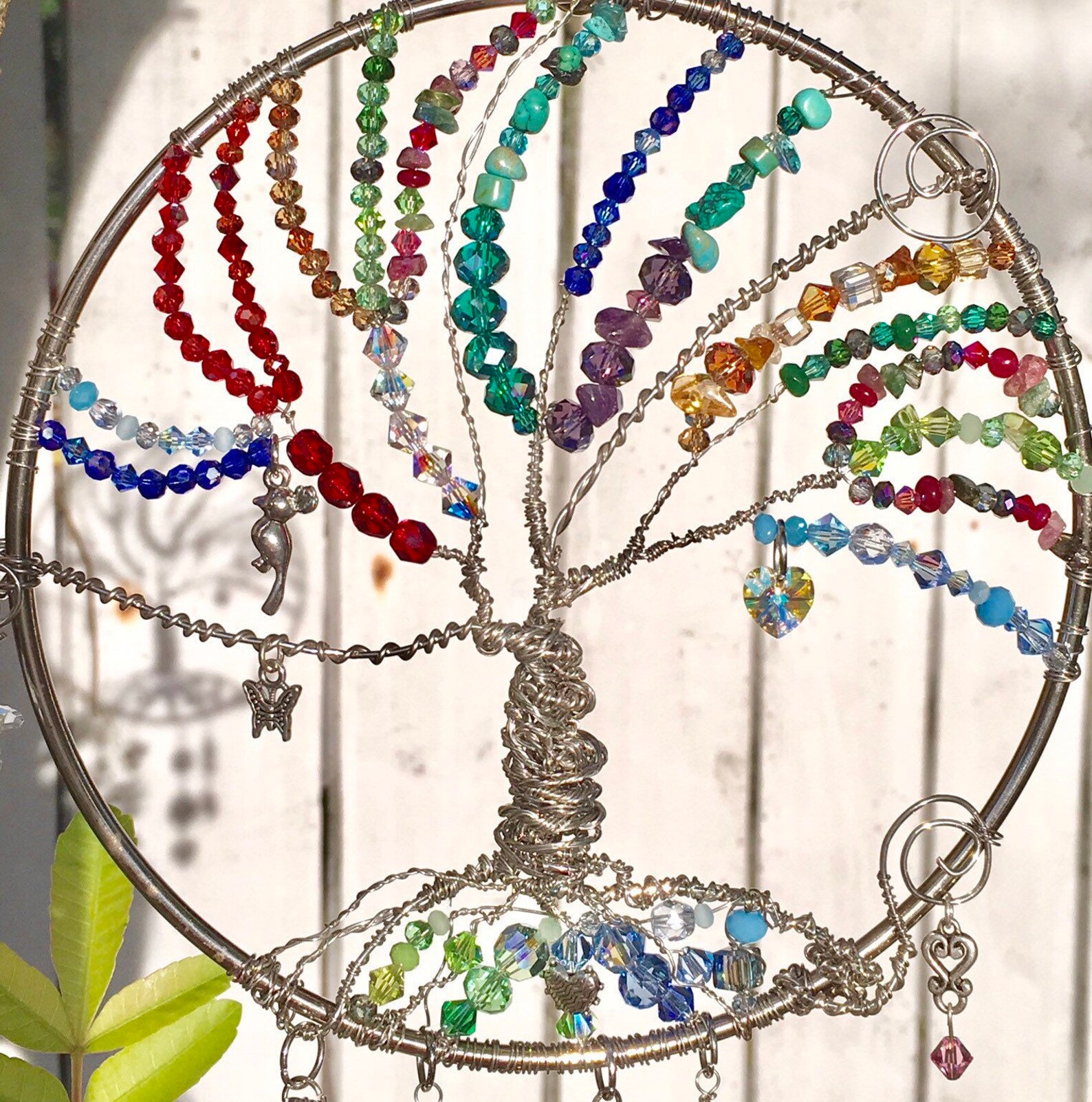 Suncatcher Tree of Life, Remembrance Family Tree, Custom Made With ...