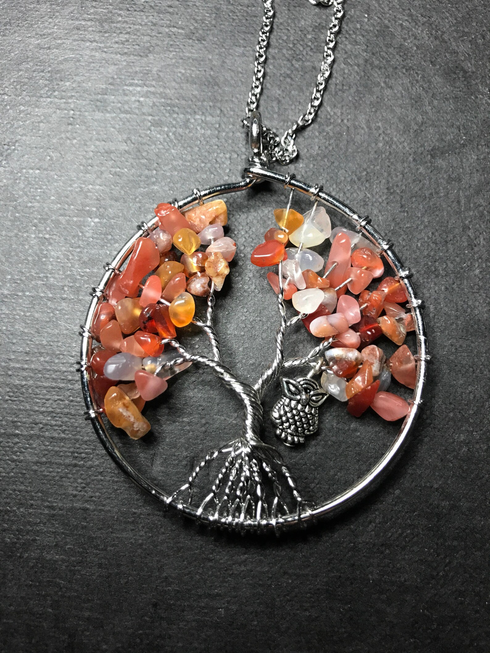 Tree of Life Rainbow Colors Gem Stones, Family Tree, Jewelry, Rainbow ...