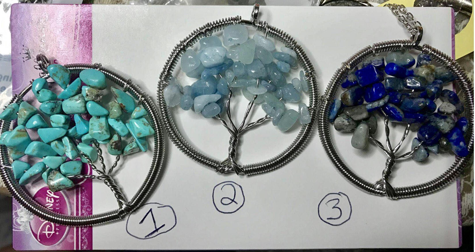 Tree of Life Rainbow Colors Gem Stones Family Tree Jewelry - Etsy