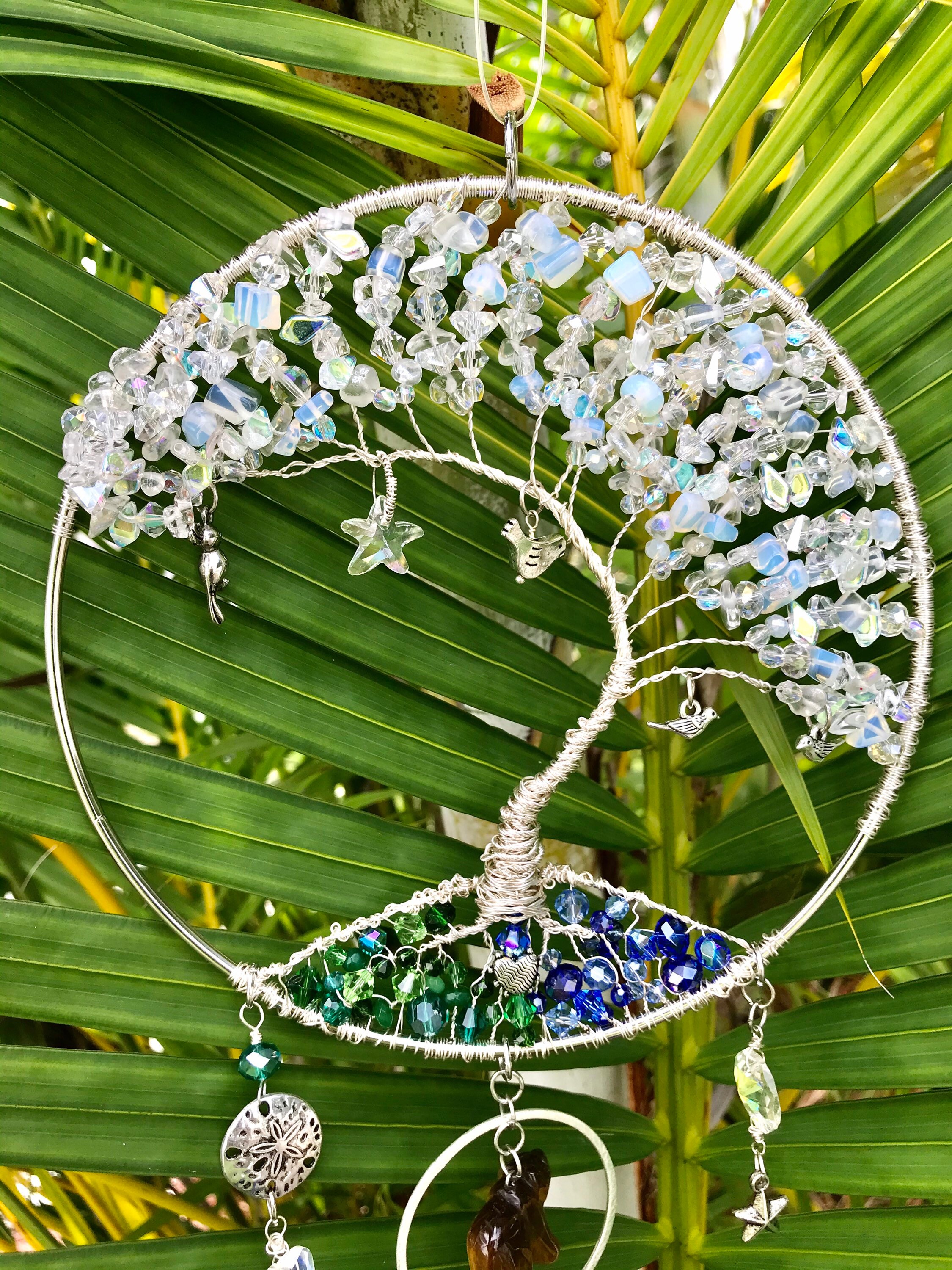 Suncatcher, or Pendant Family Tree of Life, Custom Made With ...