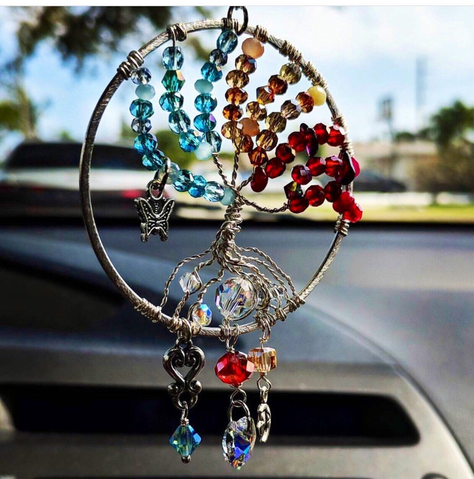 Suncatcher Tree of Life Remembrance Family Tree Custom Made - Etsy