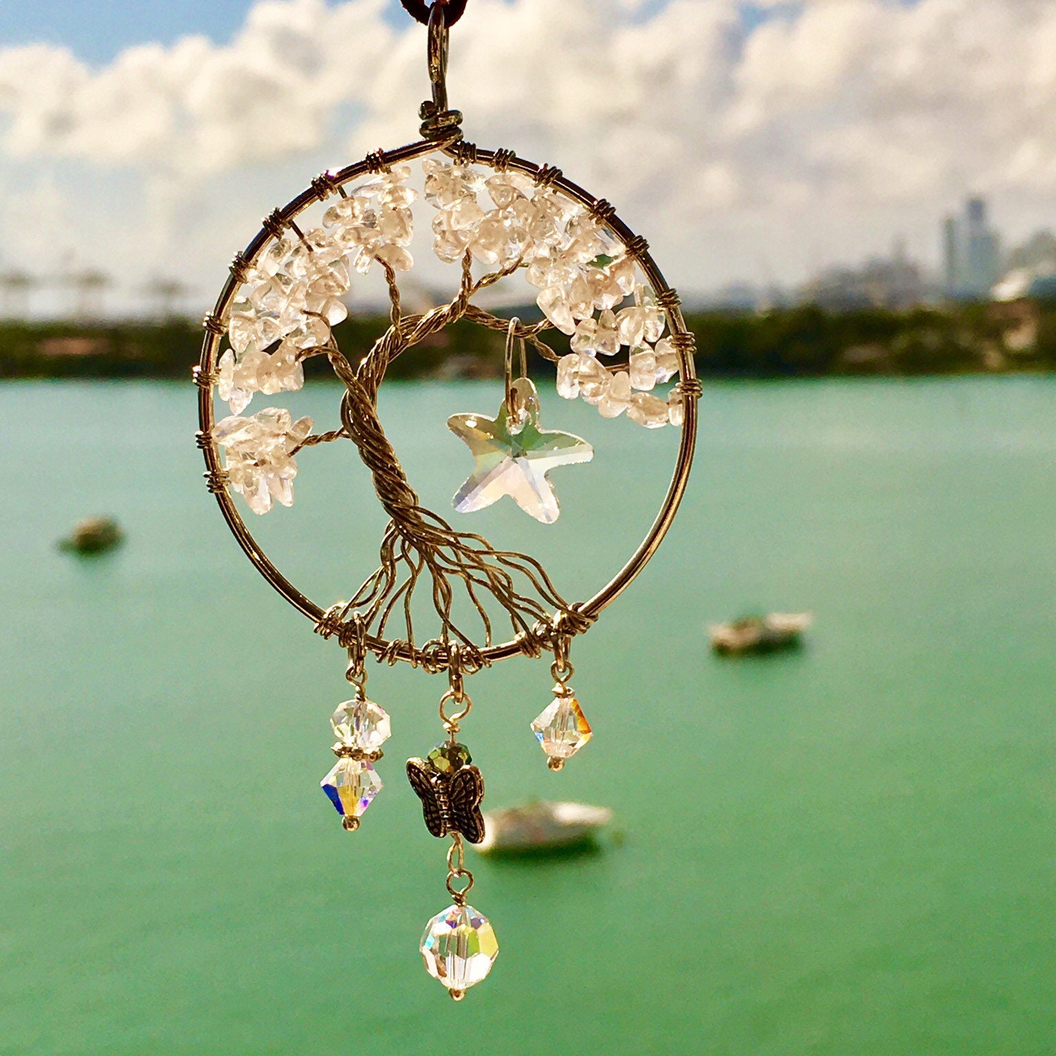 Suncatcher, or Pendant Family Tree of Life, Custom Made With ...